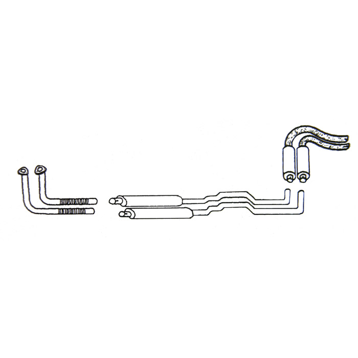 Austin Healey 3000 MK3 (1964 - 1966) PREMIUM 304: British Stainless Exhaust